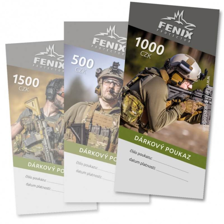 Dárkový poukaz 1000 Kč | FENIX Protector